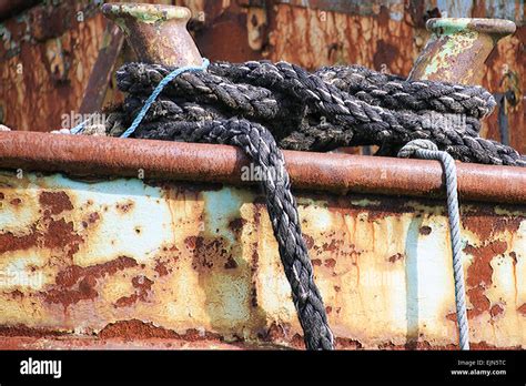 Rope And Rust Stock Photo Alamy