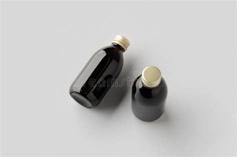Cold Brew Coffee Glass Bottle Mockup Stock Image Image Of Espresso