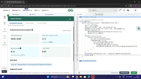 Geeksforgeeks Java Problemsolving Hashing Zerosumtriplets Supriya Singh
