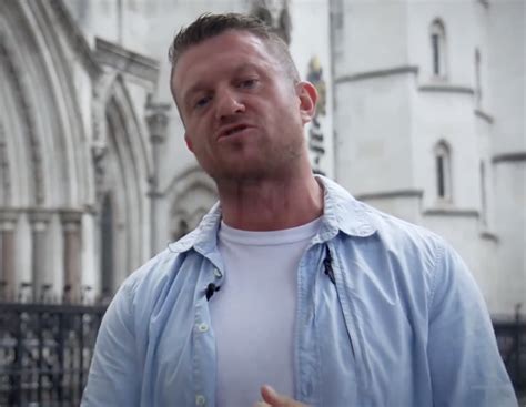 Tommy Robinsons Controversial Film Screening At Trafalgar Square Rally