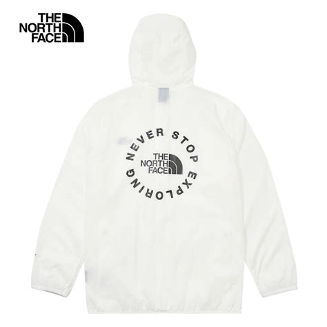 【the North Face 官方旗艦】北面男款白色upf防曬連帽外套｜87v6fn4 抗uv 風衣外套 Yahoo奇摩購物中心