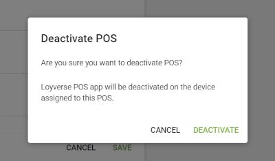 How To Create Activate Deactivate And Delete Pos