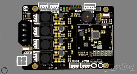 6 Channel PC Fan Controller Sponsor PCBWay