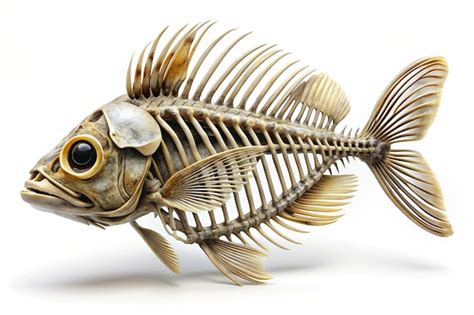 Fish Skeleton Vector Premium Ai Generated Image