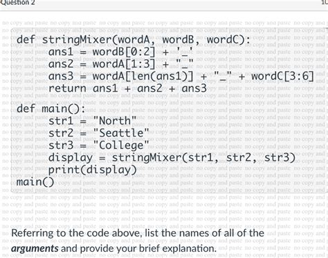 Solved Def Stringmixerworda ﻿wordb Wordcans1