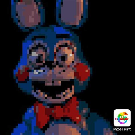 Pixel Art Do Toy Bonnie Five Nights At Freddys Ptbr Amino