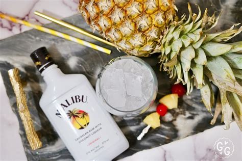 Malibu Sunset Cocktail A Fruity Drink For Summer