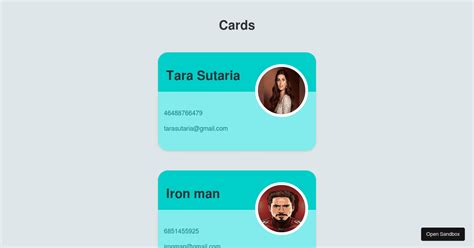 React Props Practice Codesandbox