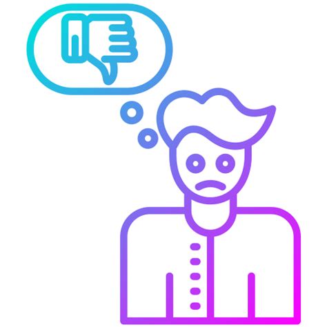 Pessimistic Generic Gradient Icon