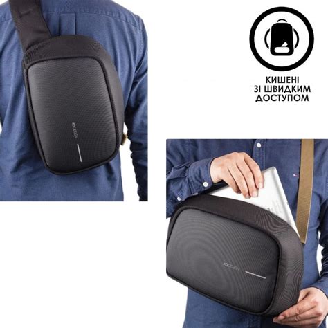 Рюкзак XD Design Bobby Sling Сірий купити в інтернет-магазині EXKLUSI