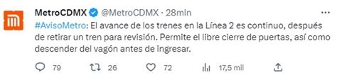 Metro Cdmx Hoy Viernes De Puente Problemas En El Servicio De Líneas 2