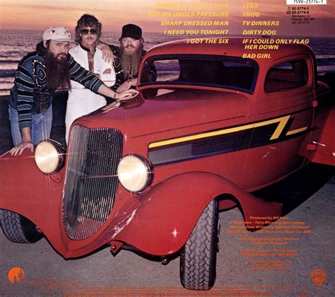Just A Car Guy Zz Top Eliminator Afterburner Recycler Damn What A Good Run Of Album Art