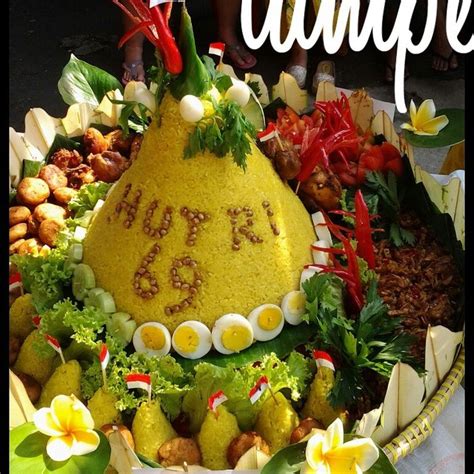 Nasi Tumpeng Food Breakfast Independence Day
