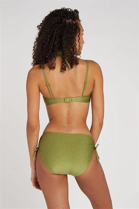 Ten Cate Beach Tc Wow Voorgevormde Beugel Bikinitop Met Ribstructuur