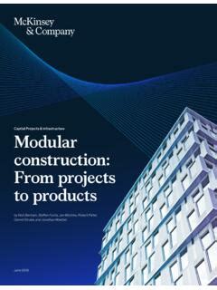 Modular Construction From Projects To Products Modular Construction From Projects To Products