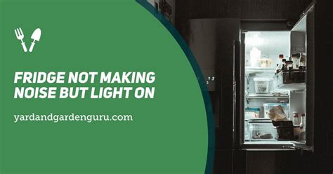 Is Your Fridge Not Making Noise Here S What It Means And Solutions