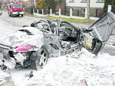 Wypadek w Mszanie Policjant który jechał porsche pił na służbie