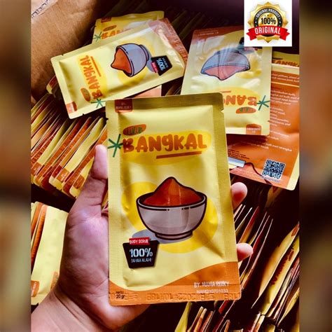 Jual LULUR BANGKAL BODY SCRUB 100 BAHAN ALAMI BY MAMA REZKY ISI 20
