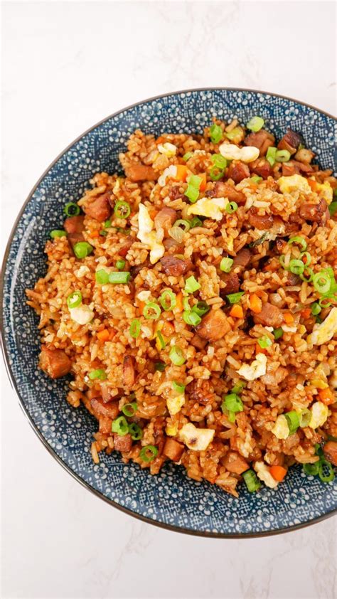 Char Siu Fried Rice Chinese Pork Fried Rice Recipe One Pot Rice
