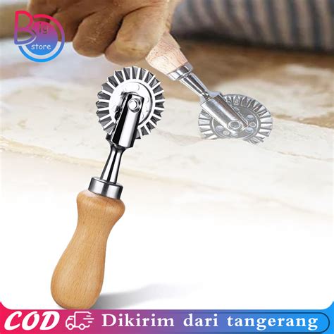 Jual Alat Pemotong Pasta Roda Pemotong Pasta Ravioli Crimper Alat Potong Adonan Untuk Dapur