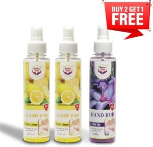 Markosafe Sanitizer Combo Pack Buy Lime Sanitizer Spray Get Free Lily Sanitizer Spray