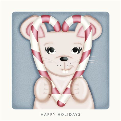 Vector Cute Mouse Illustration Vector Art At Vecteezy