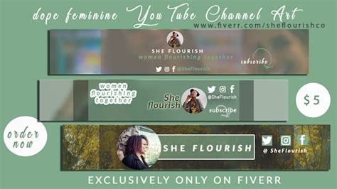 Design Dope Youtube Banner In 12 Hours Or Less By Sheflourish