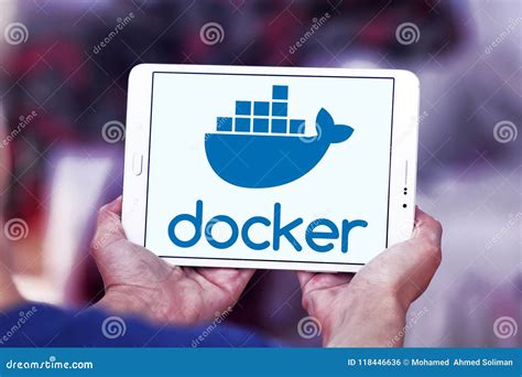 Docker Software Company Logo Editorial Photo Image Of Program Motto 118446636