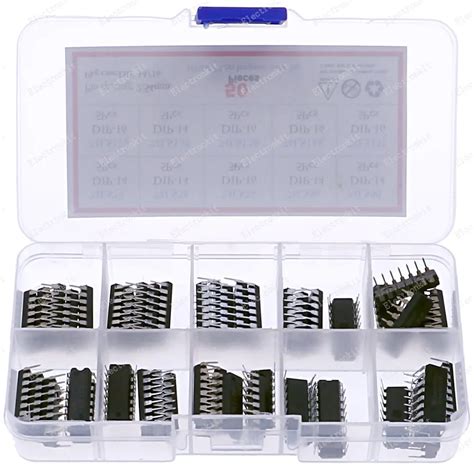Pcs IC Integrated Circuit Chip Assortment Kit Box LS LS LS LS LS LS