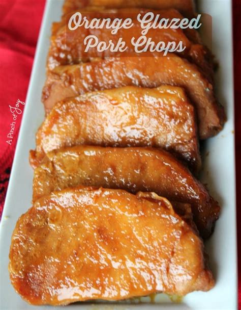 Orange Glazed Pork Chops Recipe