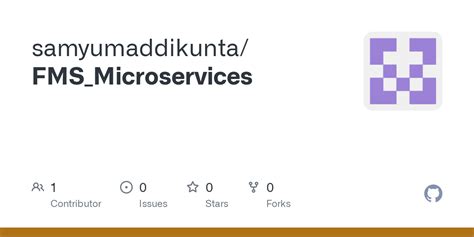 GitHub Samyumaddikunta FMS Microservices