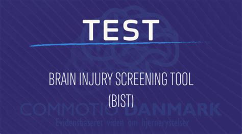 Brain Injury Screening Tool Hjernerystelse Commotio Danmark