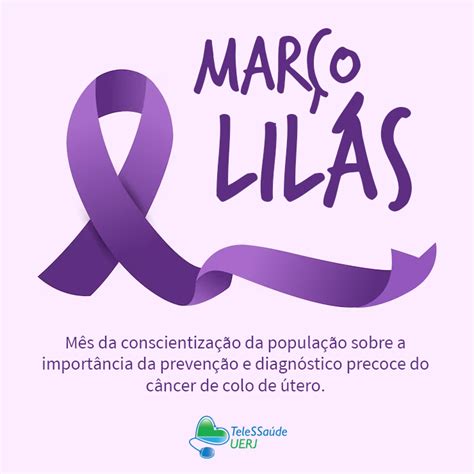 Março Lilás Programa de Pós Graduação Telessaúde e Saúde Digital