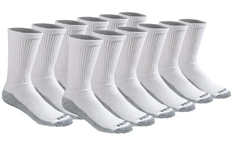 Dickies Mens Dri Tech Moisture Control Crew Socks Available In M Xxl