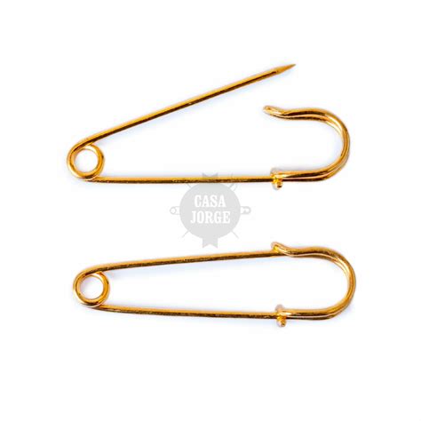 Alfileres Gancho Regal Pollera 63mm X 12 Mercería Casa Jorge