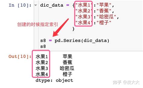 Pandas 系列之series类型数据 知乎