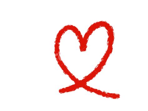 하트 색연필하트 색연필그림 빨간하트 하트낙서 사진이미지일러스트캘리그라피 Jiu작가