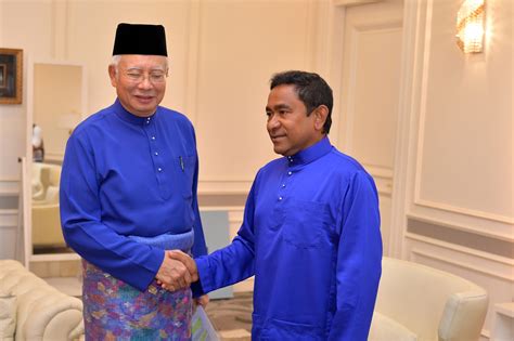President Yameen Meets Malaysian Prime Minister The President S Office