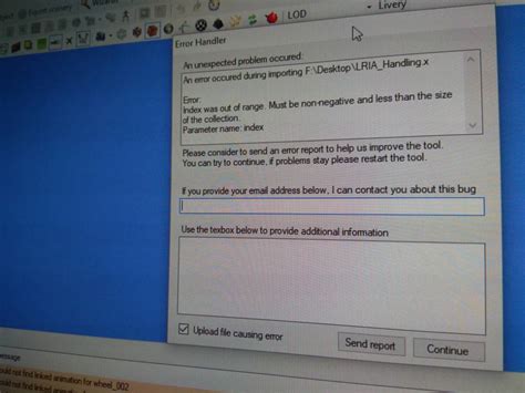 Error Index Was Out Of Range Fsdeveloper
