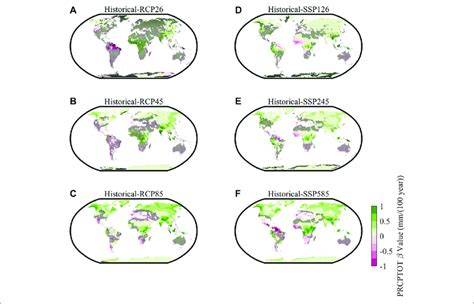 The Spatial Distributions Of The Sens Slope Estimator Test β For Download Scientific