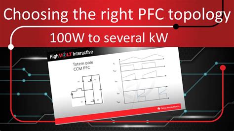 Choosing The Right Pfc Topology 100w To Several Kw Video