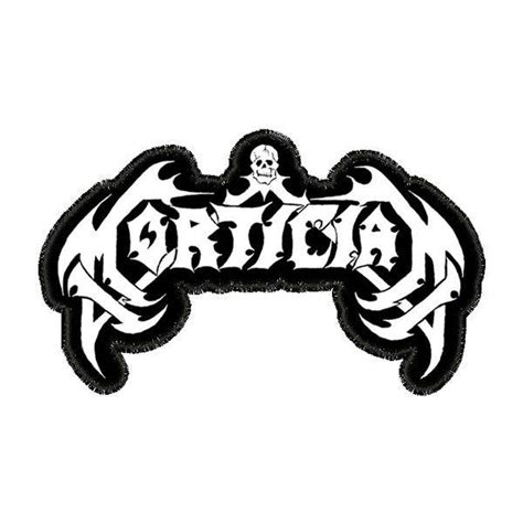 Mortician Logo Die Cut Patch Night Shift Merch