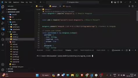 Developed Instagram Clone With Nodejs And Expressjs Bholasankar