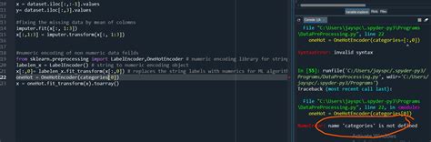 Python One Hot Encoding Got An Unexpected Keyword Argument