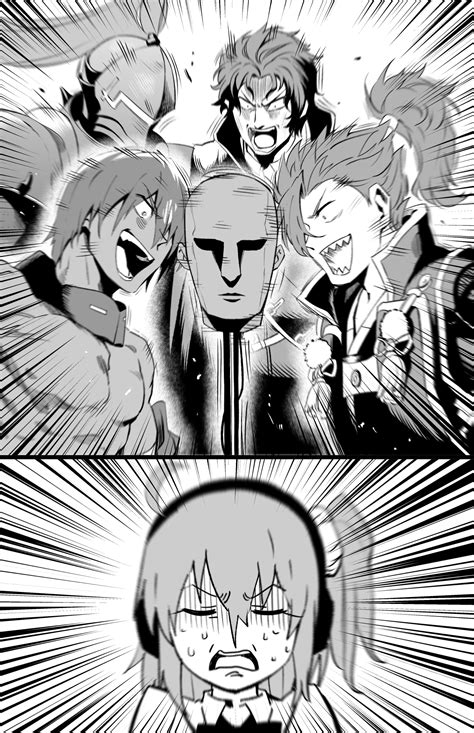 Fujimaru Ritsuka Hijikata Toshizou Lancelot Ashwatthama And Mori