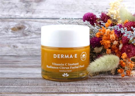 Derma E Vitamin C Instant Radiance Citrus Facial Peel And Vitamin C
