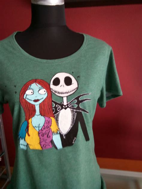 Jack Y Sally Camisetas Personalizadas Pintadas A Mano Amor