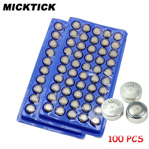 100Pcs AG13 357A A76 303 LR44 SR44SW SP76 L1154 RW82 RW42 High volume ...