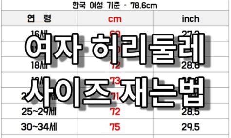 허리 인치 계산기와 허리둘레 재는 방법 네이버 블로그