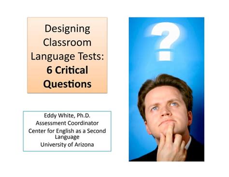 Designing Classroom Language Tests Pptx
